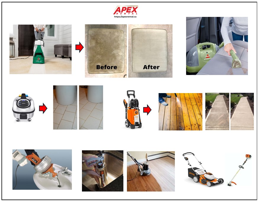 Carpet Cleaner (Bissell Big Green) - Apex Rental